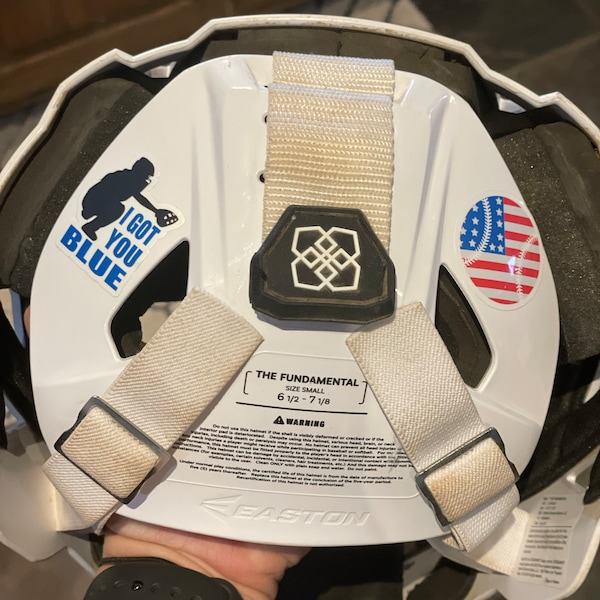 I Got You Blue Sticker, Catcher's Mask, Helmet Sticker, Umpire Sticker ...