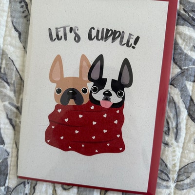 Coming to Town Handmade French Bulldog Holiday Christmas Greeting Card ...
