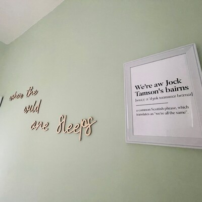 Ya Wee Smasher Scots UNFRAMED PRINT Room Art Decor Home - Etsy