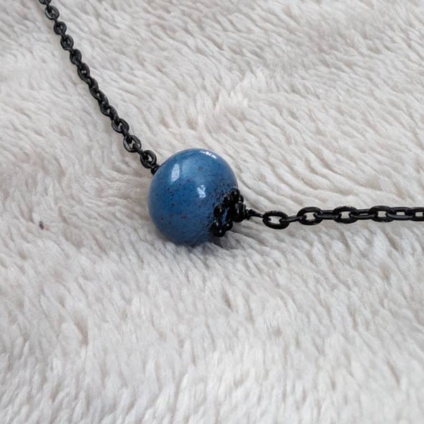 Blueberry Necklace - Blueberry Jewelry - Fruit Necklace - Fruit Jewelry ...