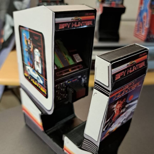 1/12 Scale Mini Arcade Cabinet, Miniature Dollhouse 80s 90s Mini Arcade ...