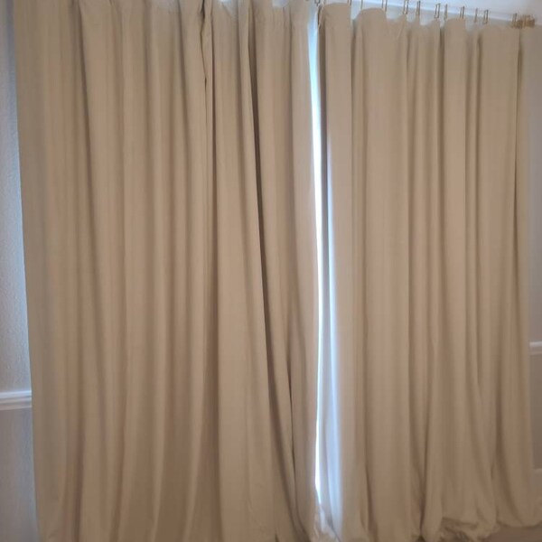 Acrylic Lucite Rectangular Curtain Rod Set- Gold - Includes Drapery ...