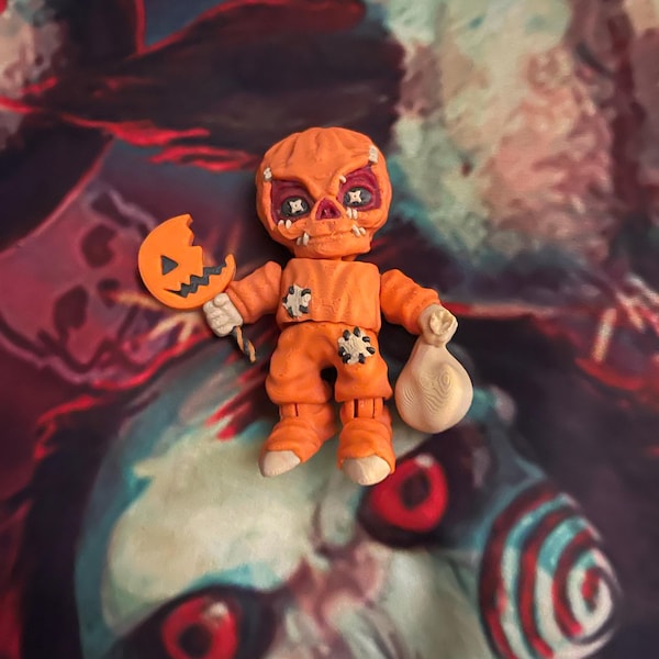 3D Printed Sam Figurine – Trick ’r Treat Halloween Collectible ...