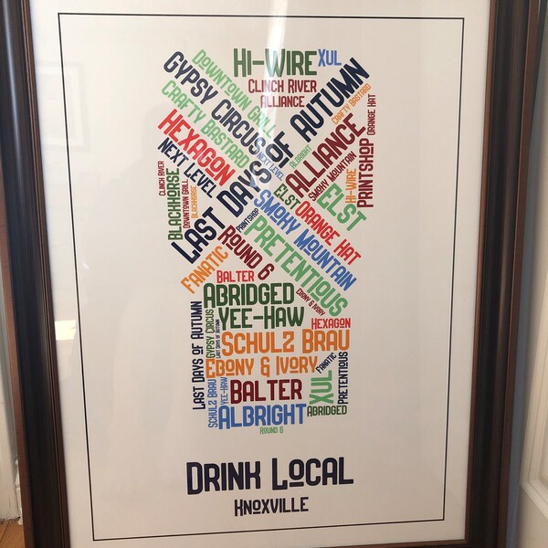 Vermont Breweries Map - Etsy