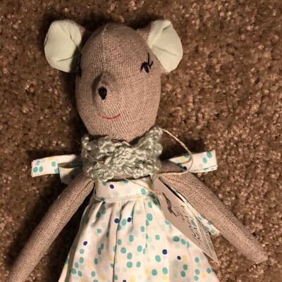 Modern Fabric Mouse Cloth Rag Doll Stuffed Heirloom Handmade - Etsy