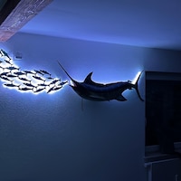 Tuna Skeleton Wall Art, Yellowfin Tuna Metal Art, Aluminum Tuna Decor ...