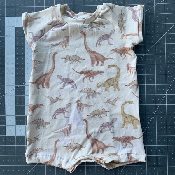 Baby Sewing Patterns, Summer Romper Pattern, Short Raglan One Piece ...