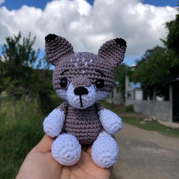PATTERN: Wilson the Wolf Pup Crochet Wolf Pattern Amigurumi Wolf ...