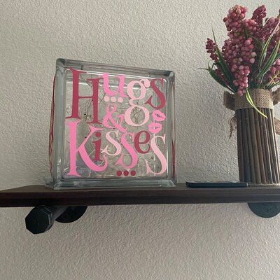 Vinyl Lettering Glass Block Decal Always With You - Etsy