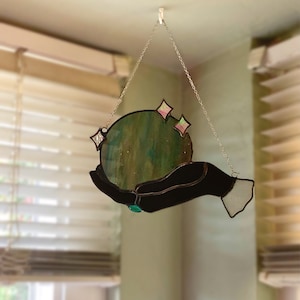 Spider Stained Glass Window. Spider Art. Tarantula Stained | Etsy