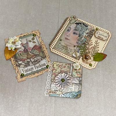 A-4011 Stamperia Passion Shabby Chic Handmade Paper Embellishments and ...