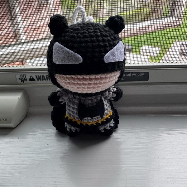 Crocheted Spider-man and Superhero Hanging for Car Mirrors - Etsy