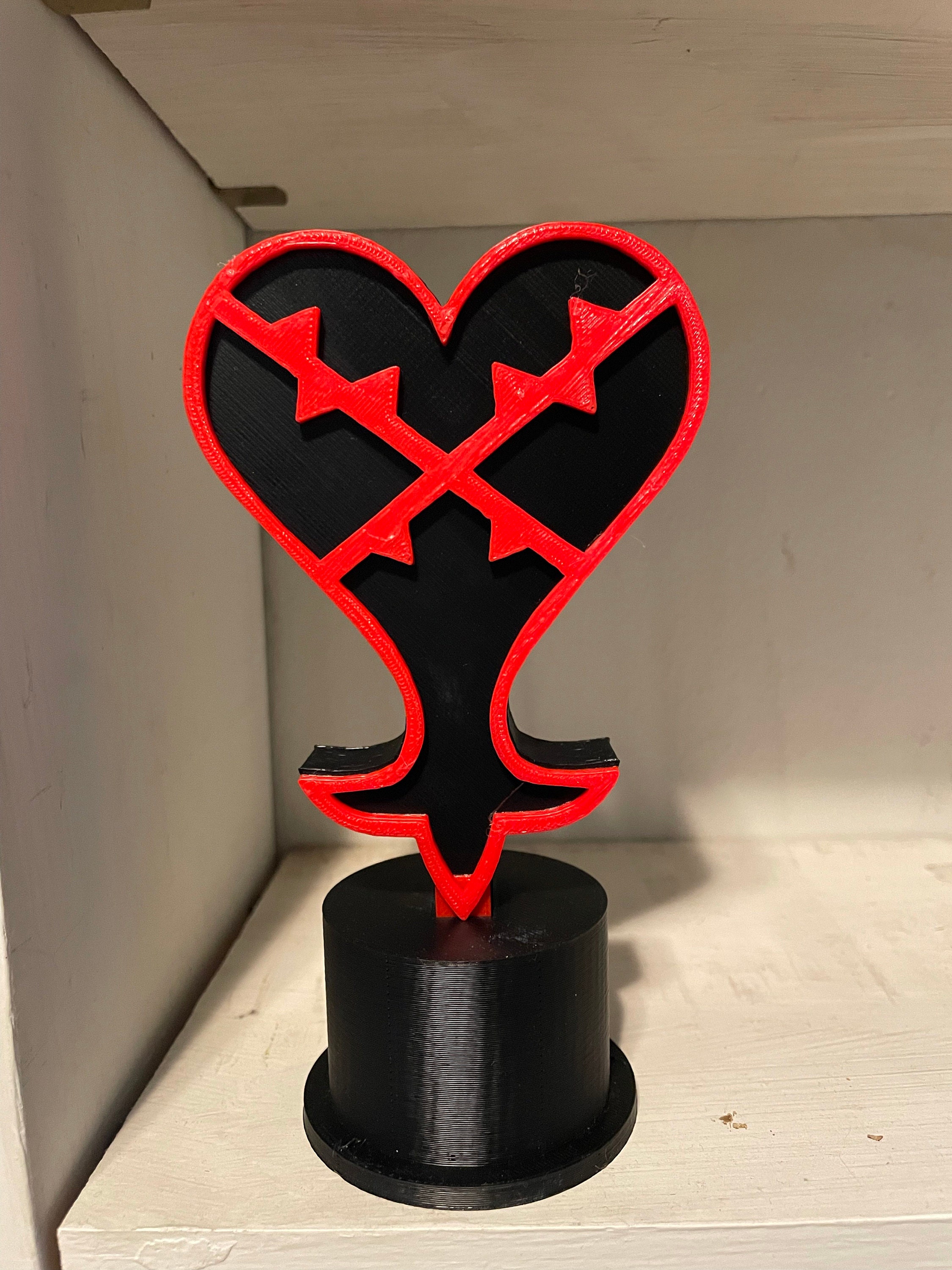 Heartless Emblem Statue Kingdom Hearts 3D Printed Figurine | Etsy