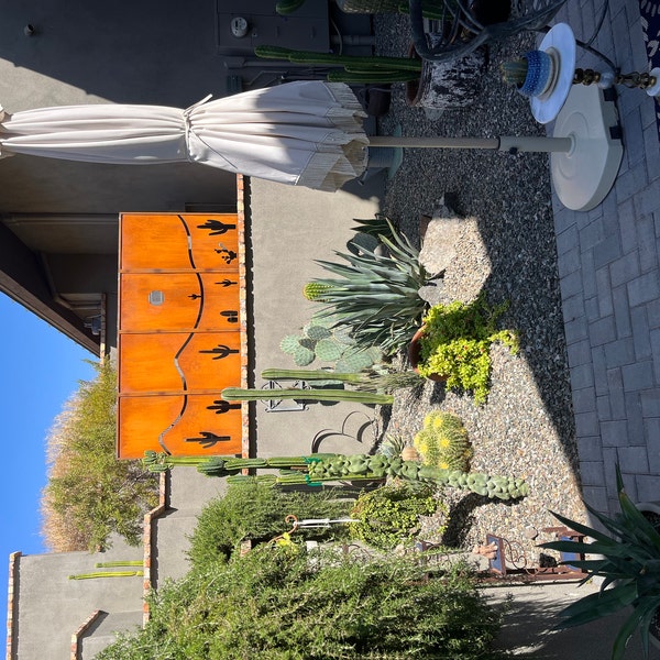 Privacy Screens, Desert Landscape, Saguaro Cactus, Large Metal Art ...