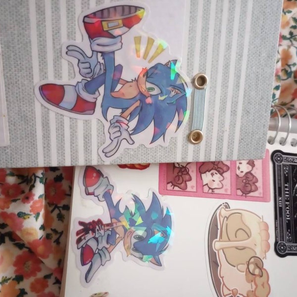 Sonic & Shadow Hedgehog Vinyl Sticker | Sonic Hedgehog - Etsy