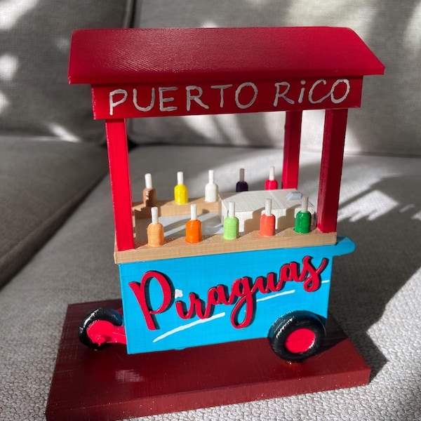 Puerto Rico Carrito De Piraguas - Etsy