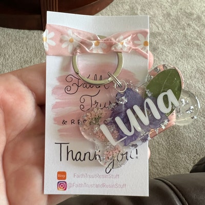 Matching Dog Tags and Keychain Custom Dog Tag Resin Dog Tag Glitter ...