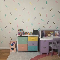 Sprinkle Wall Decals Confetti Wall Decal Set, Vinyl Wall Decals, Wall ...