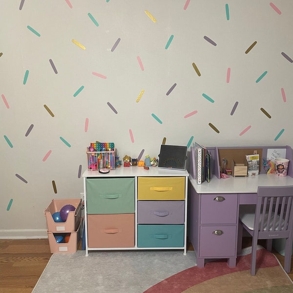 Sprinkle Wall Decals - Confetti Wall Decal Set, Vinyl Wall Decals, Wall ...