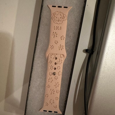 Sea Turtle Laser Engraved Silicone Watch Band, Personalized Watch Strap ...