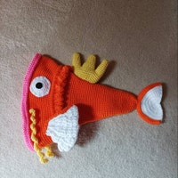 CROCHET PATTERN ONLY - Gyarados and Magikarp Beanie - Etsy Canada