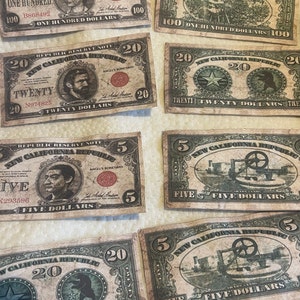 Fallout NCR Notes Prop Currency - Etsy