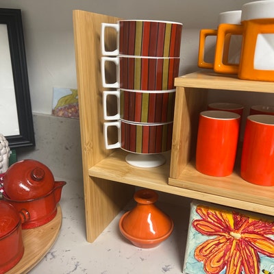 Clear Glass CUBIST CANDLE SET/2 Piece Round Candle Sets/cubist Pattern ...