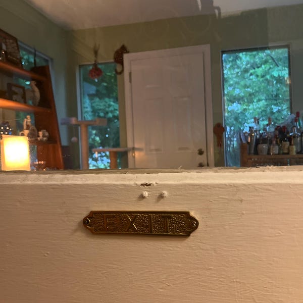 Retro Door Flair! Solid Brass Vintage Nautical Door Placards FIVE ...