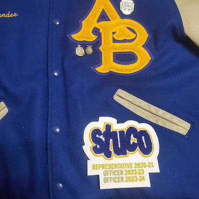 Custom Club Letterman Chenille Patch - Etsy