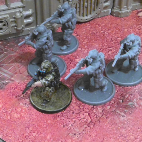 Stalker Squad ZONA ALFA Modern Wargaming Miniatures for Tabletop RPG ...