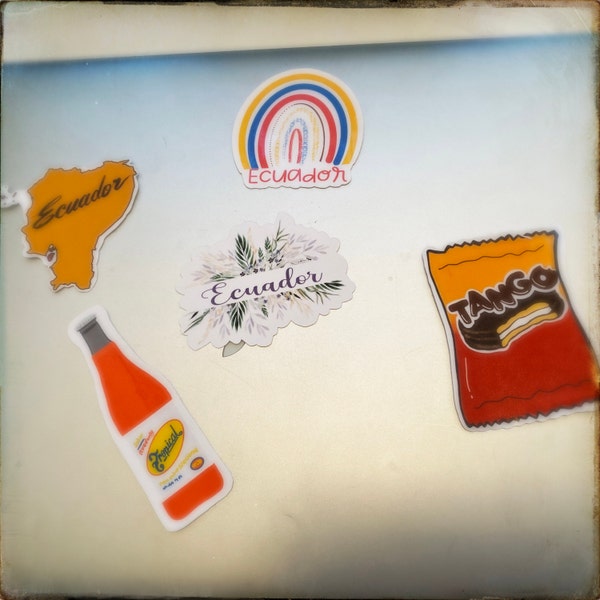 Ecuador Sticker Pack | Ecuador Stickers - Etsy