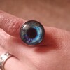 Human Eye Ring Blue Eye Ring Eye Ring Eye Jewelry Girls Gift Realistic ...