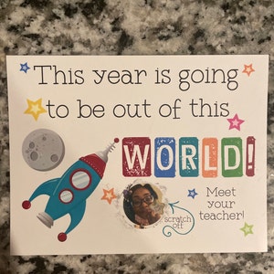 Scratch off Postcard - Postcard for Students or Kids - Note From ...