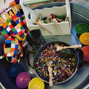 Wooden Collection Treasure Basket EYFS Learning Resource - Etsy