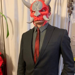 White Death Mask - Etsy