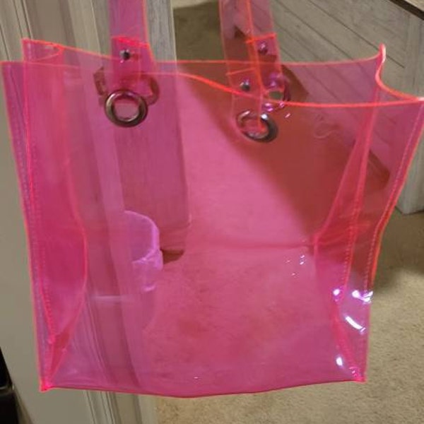 Hot Pink Jelly Purse, Barbiecore, Pink Obsessed Bag, Everyday Bag ...