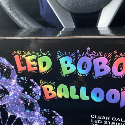 10 Pcs White OR Color Led Bobo Balloon With Led Lights Bobo Balloons 20 ...