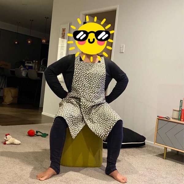 Sewing Pattern Split-leg Potters Apron, Instant PDF Download, Pottery ...