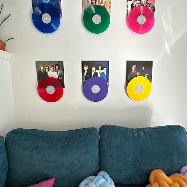 Record Props Vinyl Display | Album Wall Mount | Now Playing - Etsy