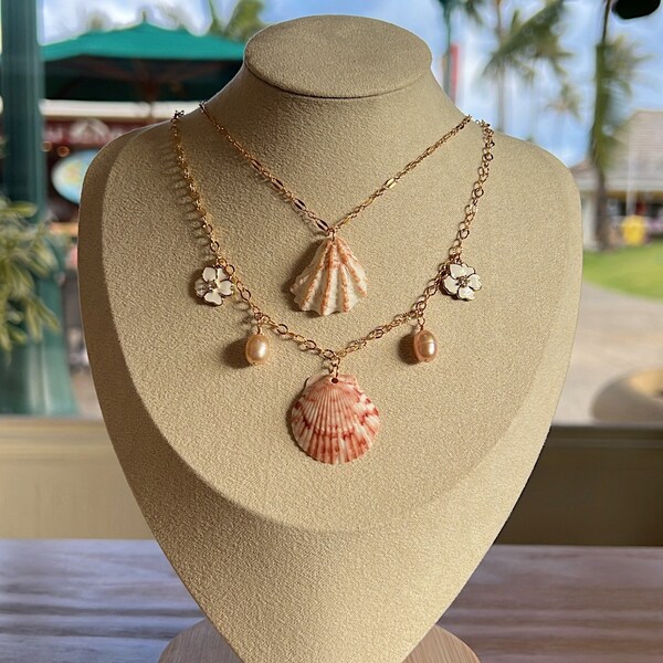 Hand Painted Scallop Seashell Christmas Ornaments, FREE SHIPPING ...