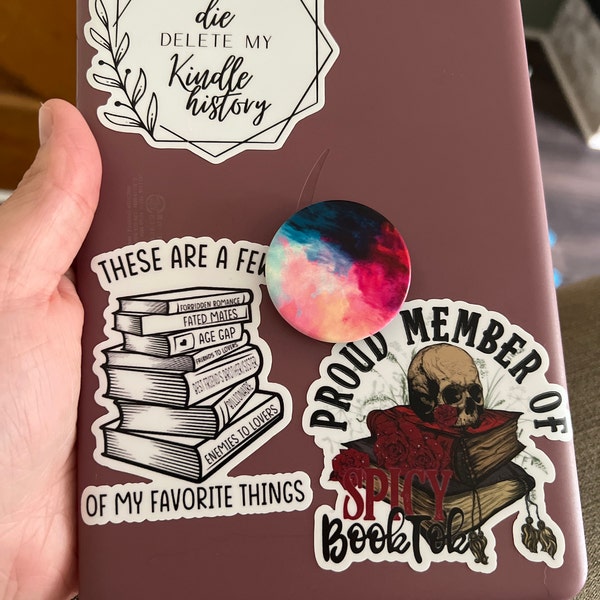 Favorite Thing Book Tropes, Bookish, Stickers for Kindle, Ereader Book ...