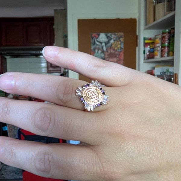 College Ring, University Ring, Graduation Gift, Graduation Ring, Woman ...