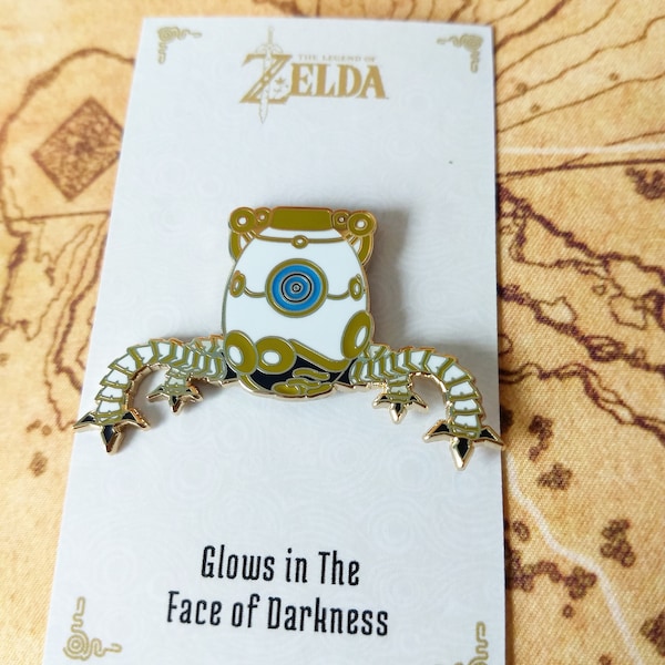 Light/dark Little Guardian - Glow in the Dark Enamel Pins - Etsy