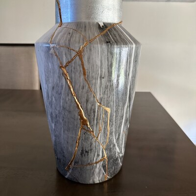 Large Kintsugi Plate Real Kintsugi Kintsugi Bowl Kintsugi Pottery ...