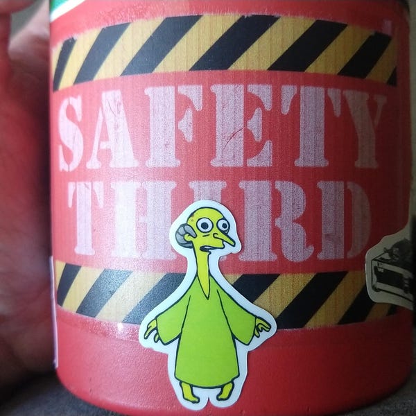 Handsome Squidward Vinyl Sticker Large - Etsy