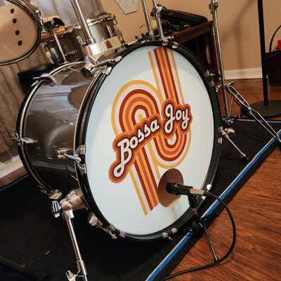 Custom Bass Drum Sticker, Bass Drum Decal, Custom Band Name, Custom ...