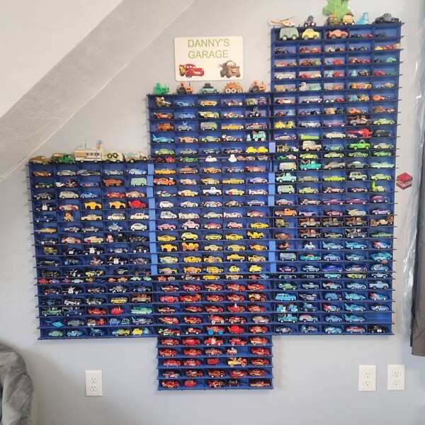 BLACK Toy Car Display Case for 100cars|matchbox Car Storage|toy Car ...