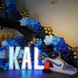Sneaker From Balloons Shoe Mosaic From Balloons Decor Ideas - Etsy