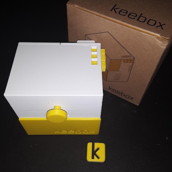 Keebox Yellow Escape Room in a Box / Sequential Discovery Puzzle Box - Etsy