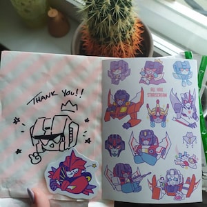 TF MTMTE TFA Starscream Sticker Sheets - Etsy